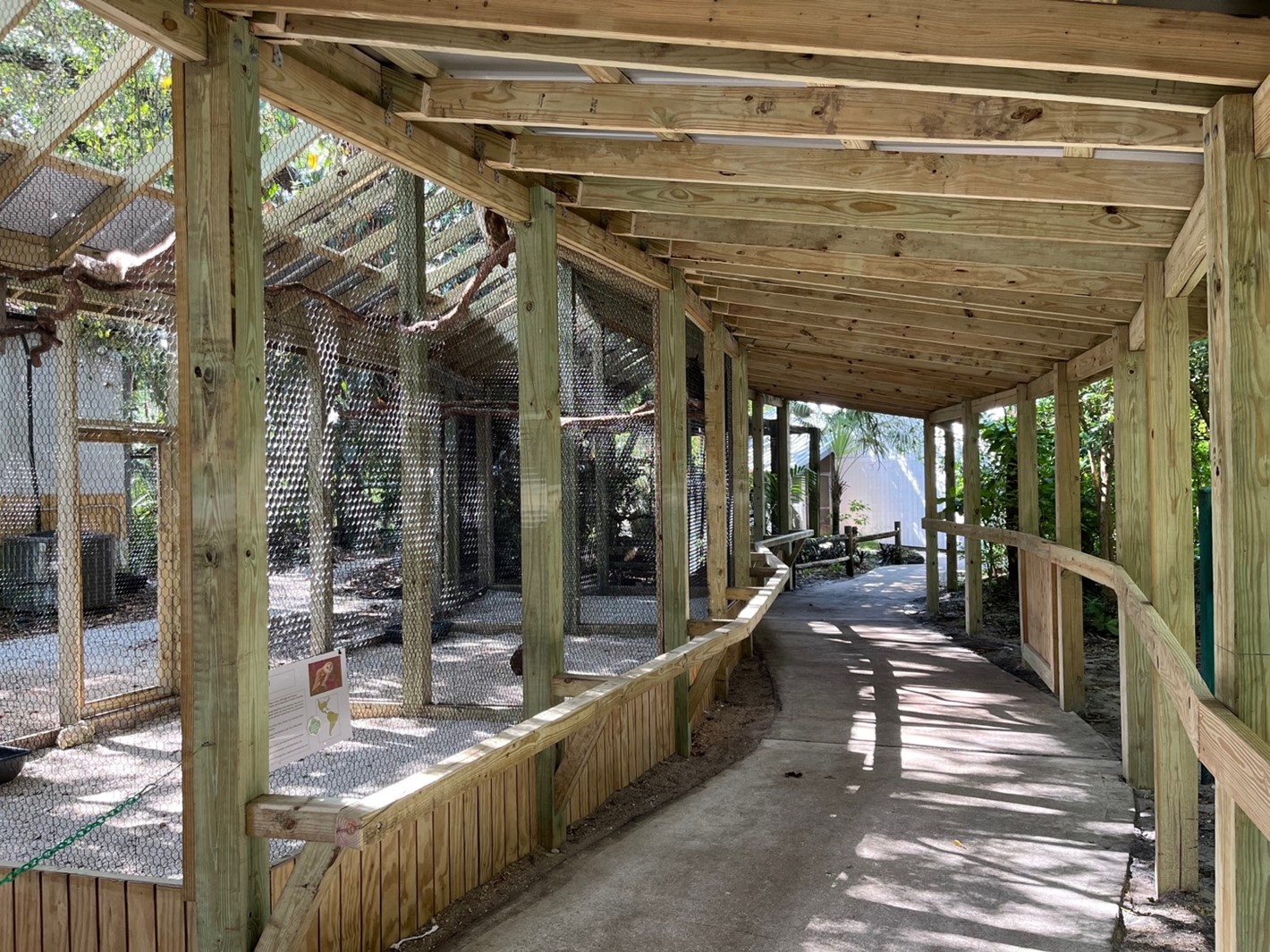 New Owl Alley Aviaries Open - Flamingo Gardens